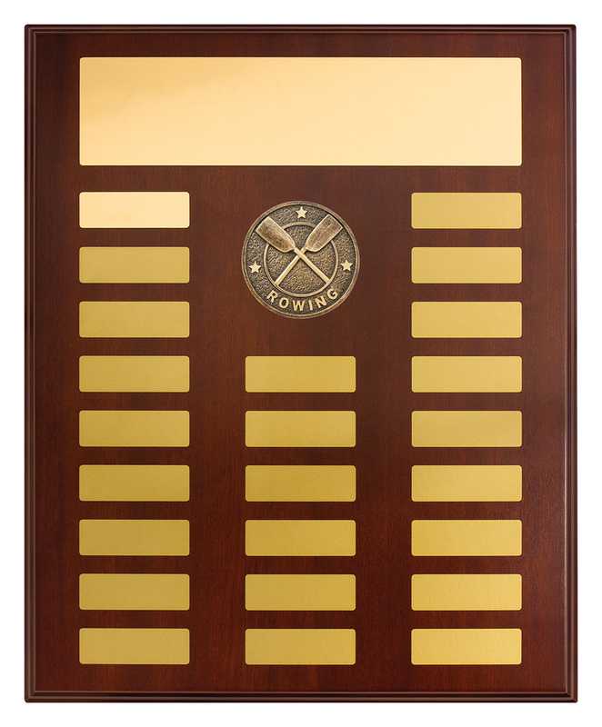 Perpetual Plaque - Rowing - Territory Trophies and Precision Engraving